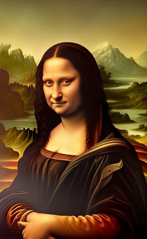 Mona Lisa Painting Wallpaper