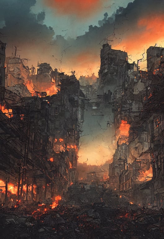 Fire Apocalypse Background