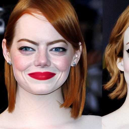 Emma Stone Without Teeth