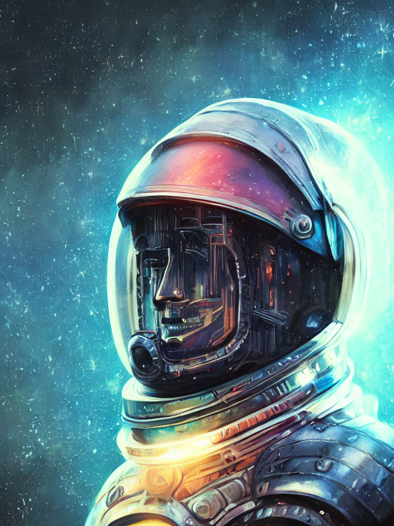 Hd Astronaut Helmet Art