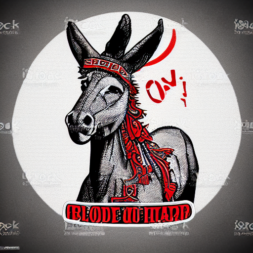 Donkey Clipart Png Blood