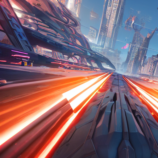 prompthunt: cityscape from wipeout playstation ultra detailed 4 k ...