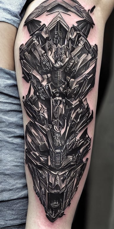 Transformers Tattoo Sleeve