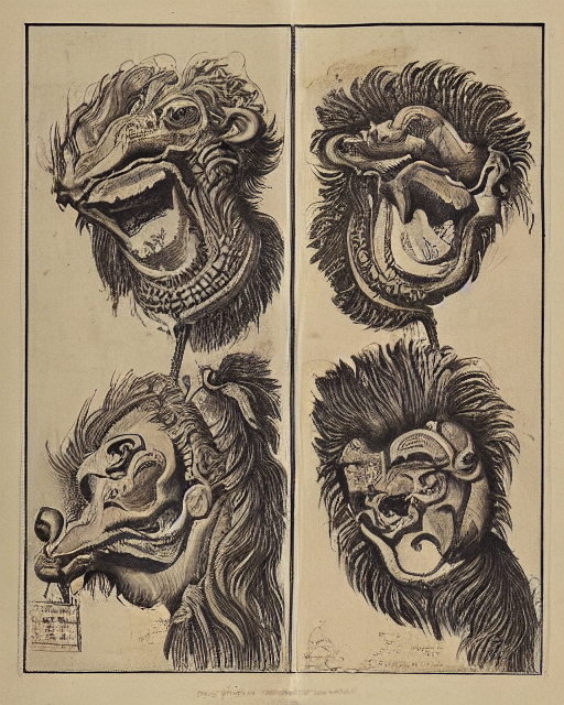 Four Headed Lion