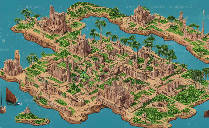 Atlantis City Map