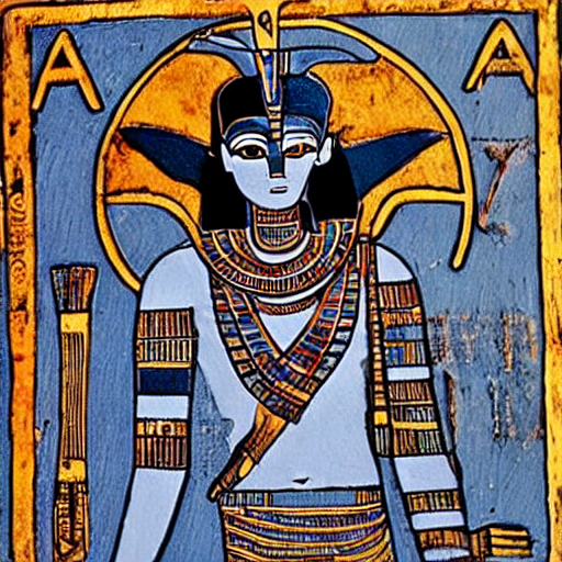 Egyptian God Osiris Drawing