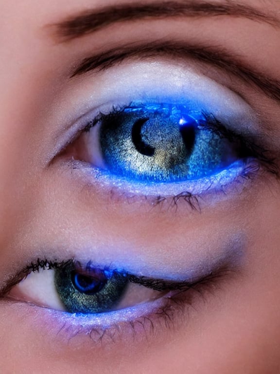 Dark Sapphire Blue Eyes