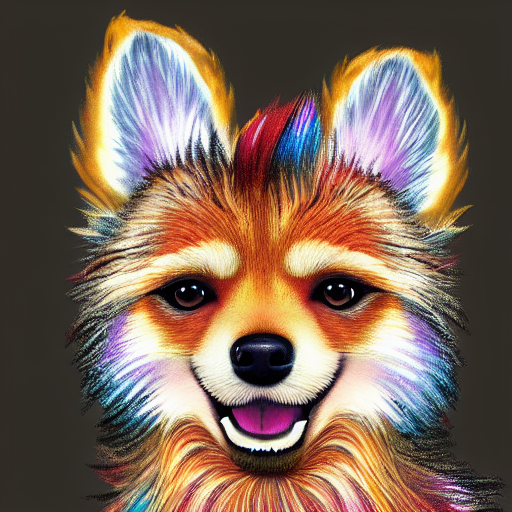 Pomeranian Mohawk