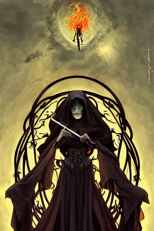 Female Grim Reaper Backgrounds