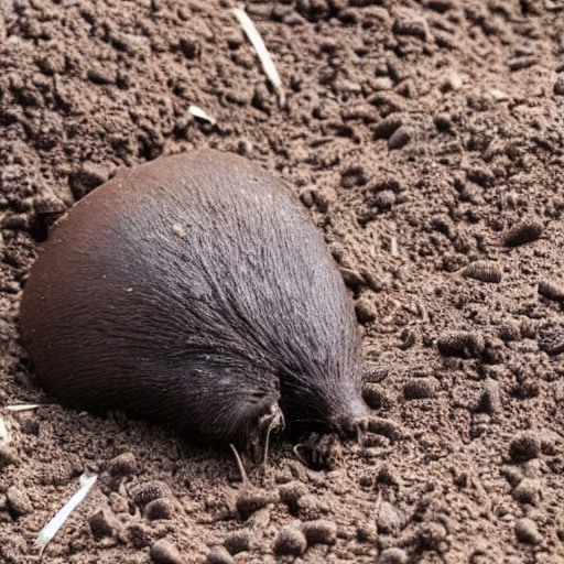 prompthunt: a mole that is both a unit of measurement and an animal