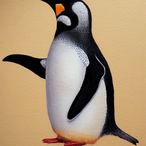 Drawings Of Real Penguins