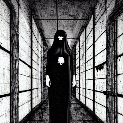 Scary Ghost Girl Hallway