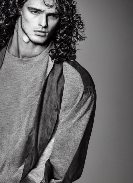 Fashion Male Model Face