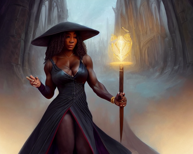 Female Wizard Concept Art