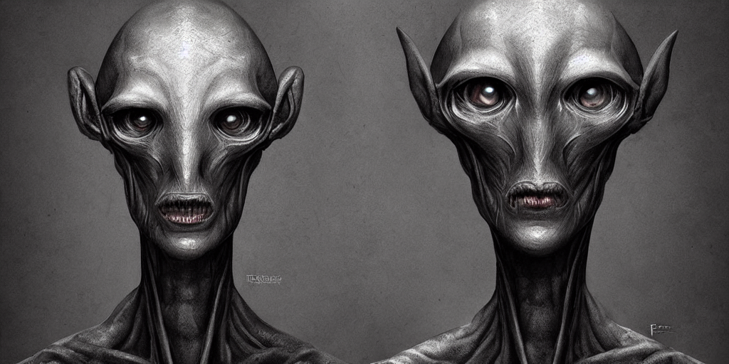 Alien Humanoid Concept Art