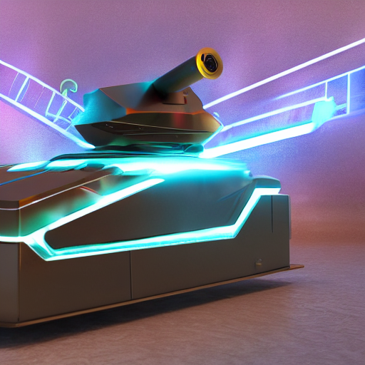 prompthunt: an electric tank in the futuristic style the electronic ...