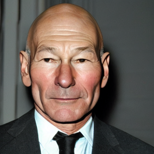 Patrick Stewart With Hair