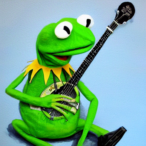 Kermit Playing Banjo