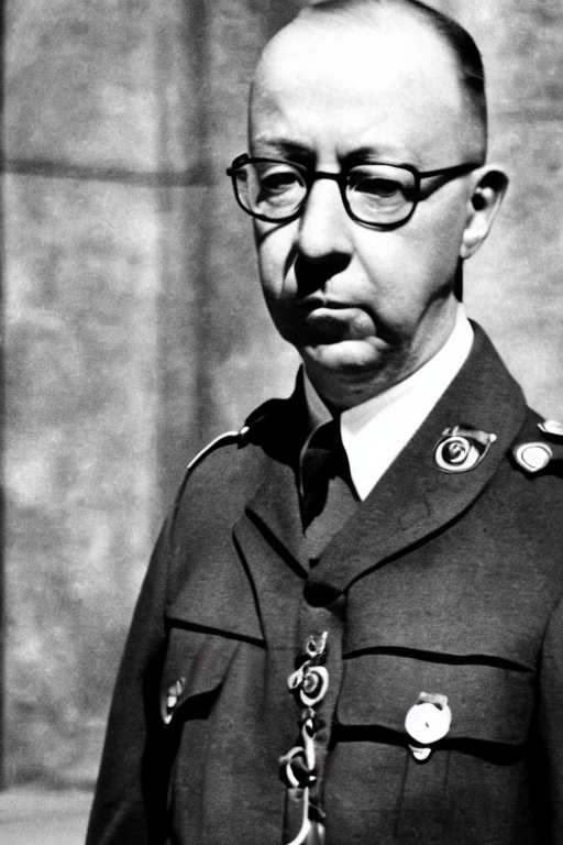 prompthunt: heinrich himmler in front of csd, hyperrealistic, sharp ...
