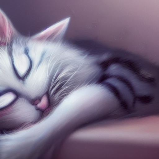 Sleeping Cat Anime