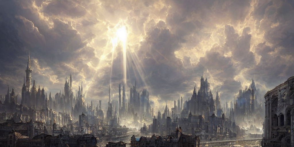 Fantasy Medieval City Art