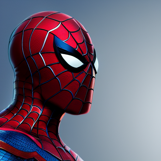 prompthunt: a profile photo of spiderman, side profile, marvel, sci-fi ...