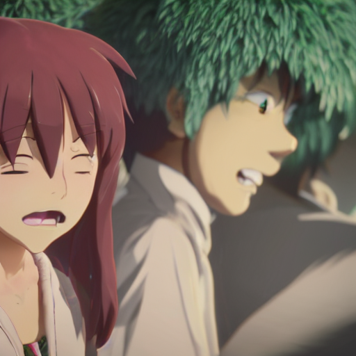 Anime Laughing Tears