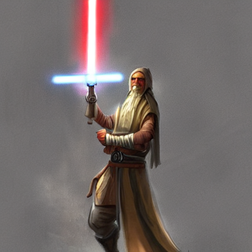 prompthunt: concept art of a brave Jedi knight, fantasy art