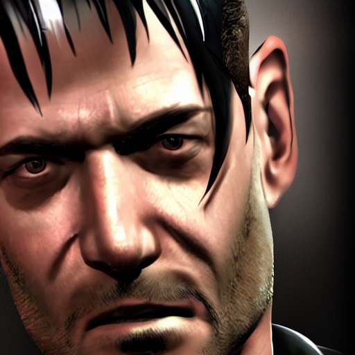 prompthunt: portrait of JC Denton from the game Deus Ex, highly ...