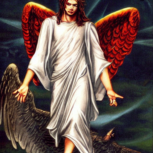 Beautiful Lucifer Painting