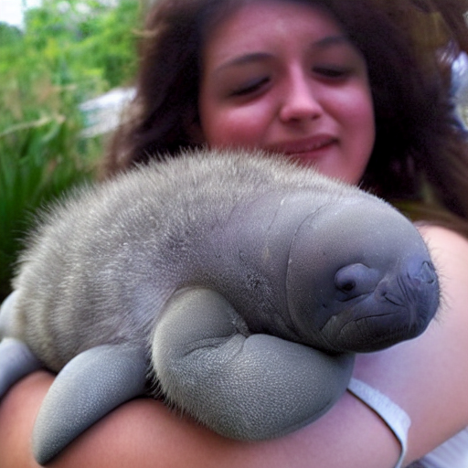 Cute Baby Manatee