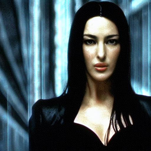 Robe Matrix Reloaded De Monica Bellucci MONICA BELLUCCI In THE MATRIX