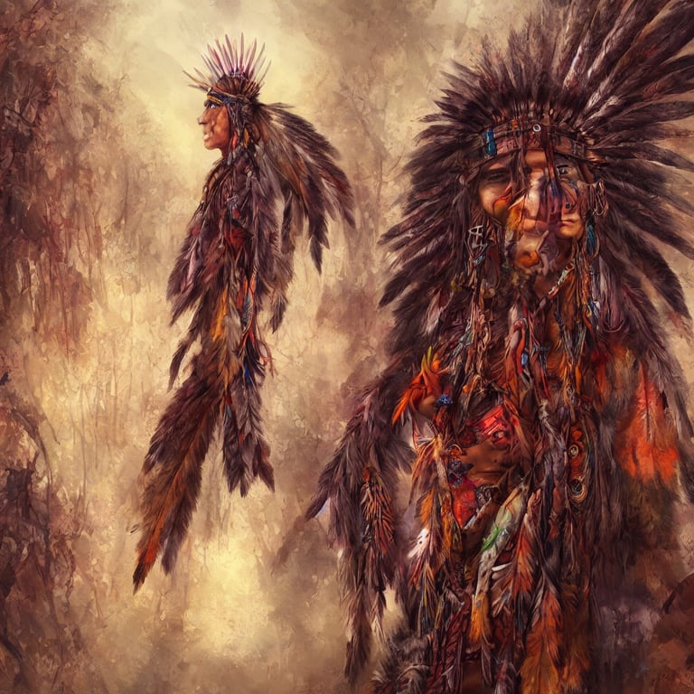 Native American Fantasy Wallpaper