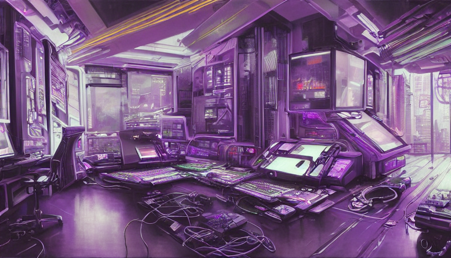 Sci Fi Room Concept Art