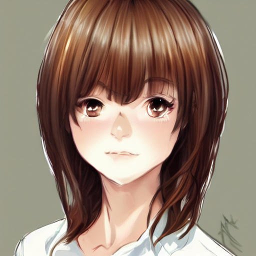 Anime Female Characters With Short Brown Hair