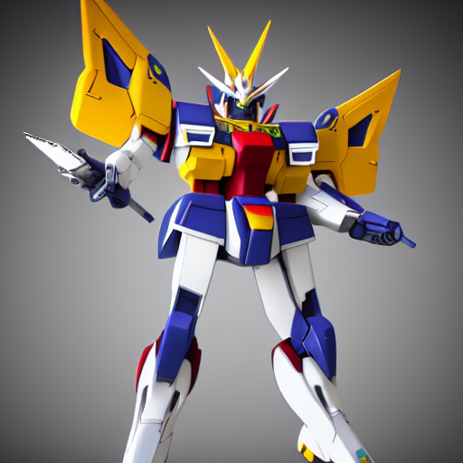 Destiny Gundam Render