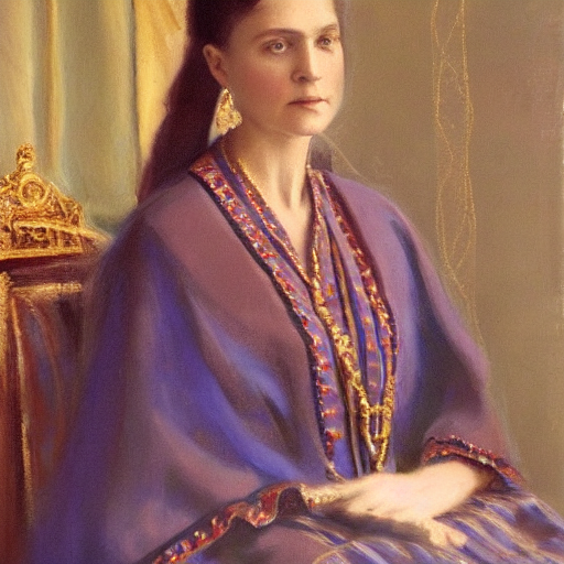prompthunt: beautiful oil painting of grand duchess maria nikolaevna in ...