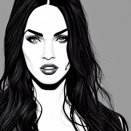 Pencil Drawings Of Megan Fox