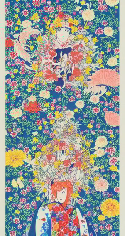prompthunt: japanese poster for midsommar by yuko higuchi