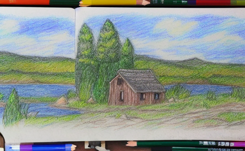 Easy Pencil Sketches Of Scenery