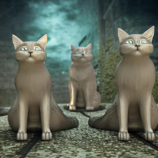 3 Headed Cat
