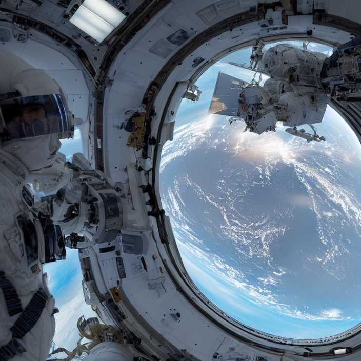 Space Station Interior Window