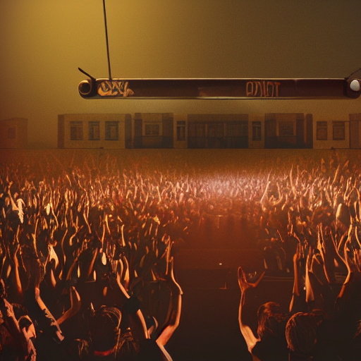 Hip Hop Concert Stage Background