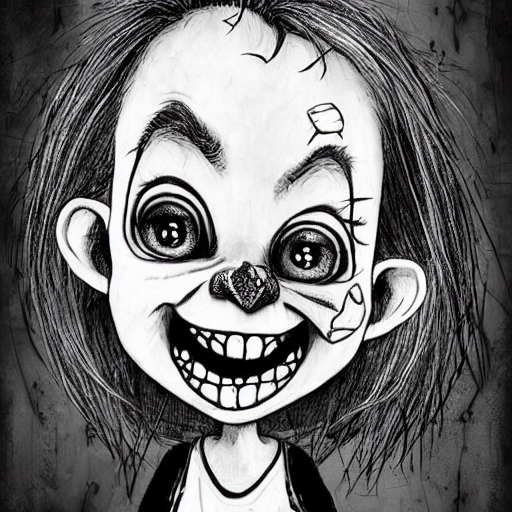 Scary Cartoon Drawings