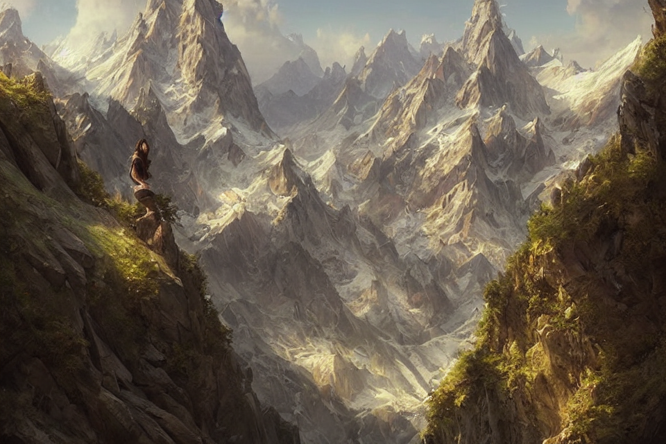 Fantasy Mountain Art