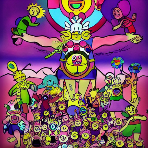 Evil Teletubbies Wallpaper