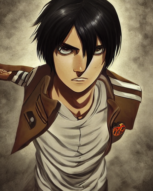 prompthunt: eren jager from attack on titan, shingeki no kyojin season ...