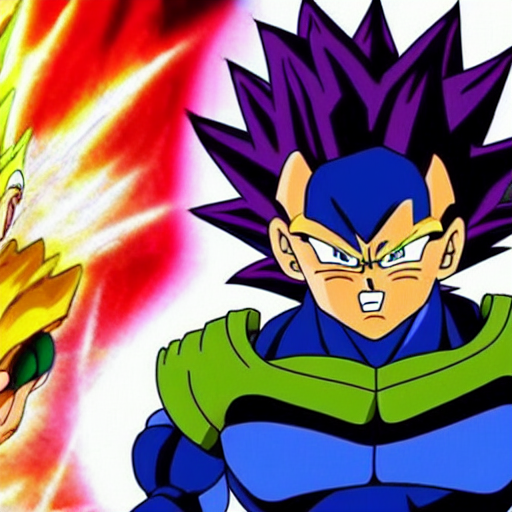Broly And Vegeta Fusion