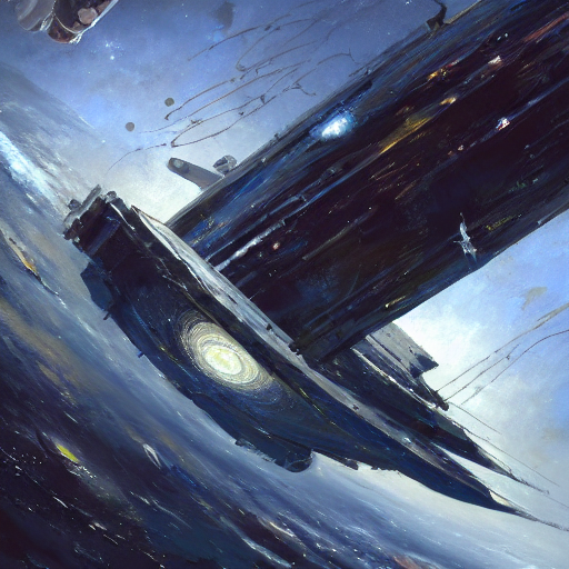 Battle Damaged Space Station