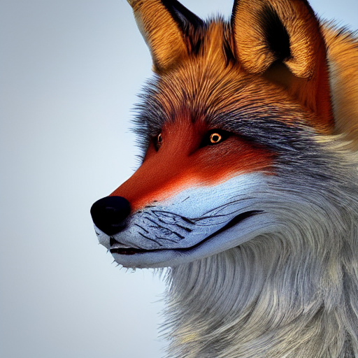Fox Wolf Hybrid